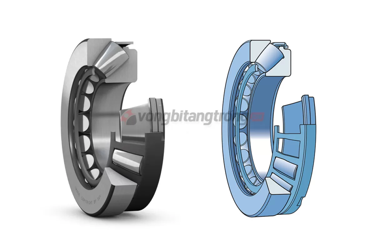 Các thiết kế vòng bi bạc đạn tang trống chặn trục SKF